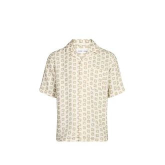 Sams&oslash;e & Sams&oslash;e Chemise imprim&eacute;e &agrave; manches courtes en lin