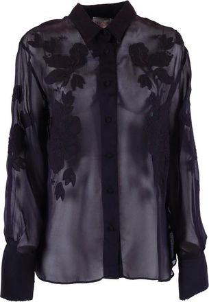Forte_Forte Femme, Blouses et Chemises, Bleu, Taille: 38 FR My Shirt