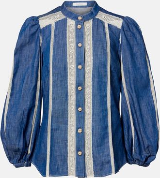 Zimmermann Jeansbluse Awaken