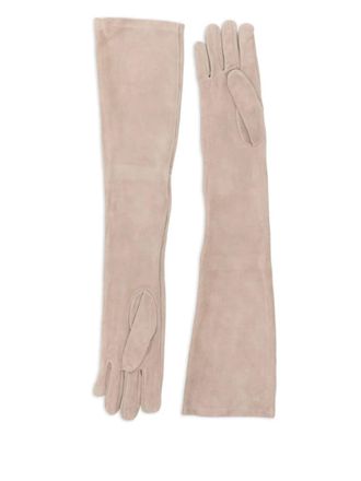 PESERICO Womens Bead-Embellished Gloves Aw25 W