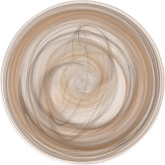 Leonardo Alabastro Teller, 1 Stück, einzigartiger Teller aus geschleudertem Alabasterglas, organische Textur, ästhetischer Kuchenteller für Desserts, Durchmess