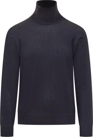 Ermenegildo Zegna Homme, Pulls, Bleu, Taille: 2XL Cashseta Turtleneck