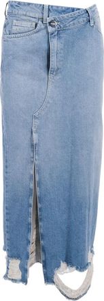 Dondup Femme, Jupes, Bleu, Taille: W28 Gonna