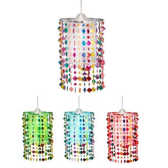 ETC Shop Kinder Decken H&auml;nge Lampe App Sprachsteuerung steuerbar per Handy im Set inkl. RGB LED Leuchtmittel