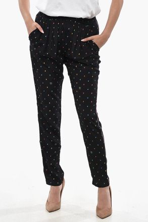 Stella McCartney Seidenhose CHRISTINE mit Tupfenmuster Stella McCartney