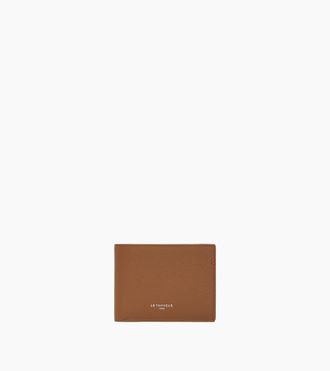 Le Tanneur Portefeuille zipp&eacute; horizontal Lucien en cuir grain&eacute;