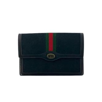 Gucci Pre-owned Canvas Pouch - - Pre-owned - Damen - Schwarzk - ONE SIZE