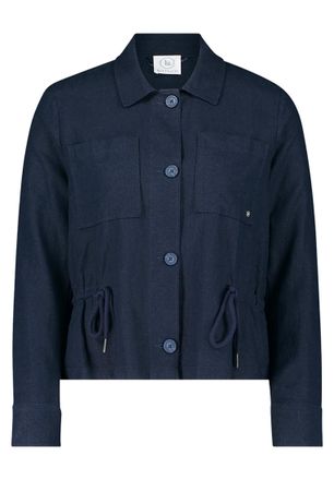 Betty & Co Damen Casual-Jacke mit Taschen 42, Dunkelblau