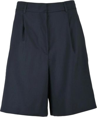 Max Mara Femme, Shorts, Bleu, Taille: 32 FR Long Shorts