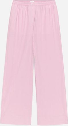 Arket Lockere Baumwollhose -Rosa
