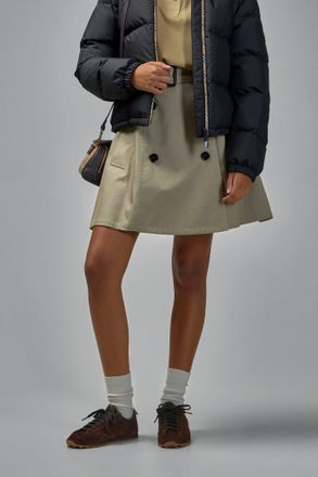 Burberry Gabardine Trench Mini Skirt
