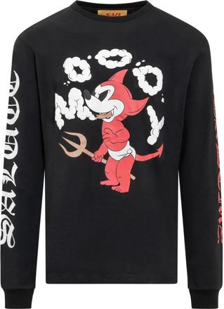 Salute unisex, Tops, Noir, Taille: M T-shirt &agrave; manches longues