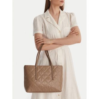 Calvin Klein Handtasche Calvin Klein Quilted Small Tote LV04F3325G Beige