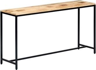 vidaXL Table console 140 x 35 x 76 cm Bois de manguier massif brut Vidaxl