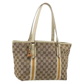 Gucci Sac cabas vintage Pre-owned - Femme - Pre-owned - Beige - Taille: ONE Size
