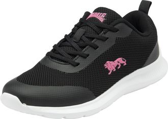 Lonsdale Damen Helmsdale Straßen-Laufschuh, Schwarz Hot Pink, 40.5 EU