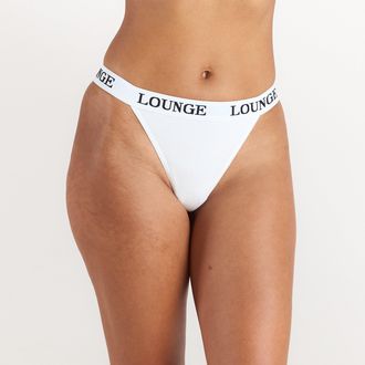 Lounge Bamboo Triangle String - Tout Blanc - XXL