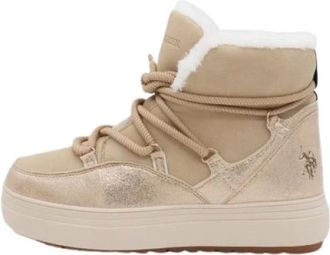 U.S.Polo Association U.s. Polo Assn., Femme, Chaussures, Beige, Taille: 38 EU Icy004 Boot