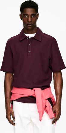 Arket Kurz&auml;rmliges Polohemd -Rosa