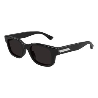 Bottega Veneta Schwarz/Graue Sonnenbrille Bv1411S - - Accessories - Herren - Schwarzk - 49 MM