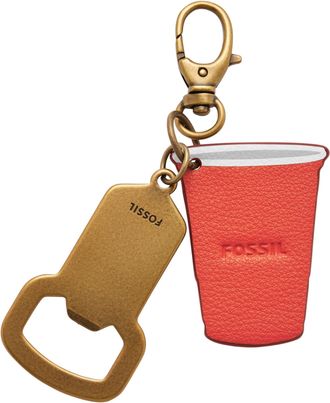 Fossil Damen Rot Polyurethan Taschenanh&auml;nger, SLG1635600