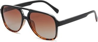 Generic Lunettes de soleil hommes et femmes grand cadre lunettes de soleil de conduite polaris&eacute;es de vacances personnalis&eacute;es(Multi-colored)