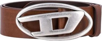 Diesel G&uuml;rtel - B-1Dr Leather Belt - Gr. 100 - in Rot - f&uuml;r Damen