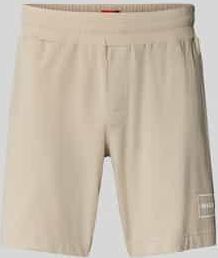 HUGO BOSS Shorts mit Label-Print und elastischem Bund Modell Laze