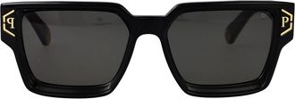 Philipp Plein Sonnenbrille - Schwarz