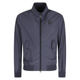 Blauer Leichte ungef&uuml;tterte Bomberjacke Alwin - - Jackets - Herren - Blau - L