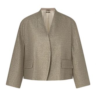 Windsor Ds729 Blazer Cardigan - - Jackets - Damen - Beige - S