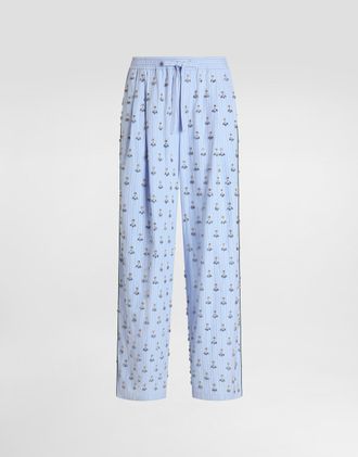 Dolce & Gabbana Vanity Trousers With Embroidery - Mann Hosen Und Shorts Mehrfarbig 48