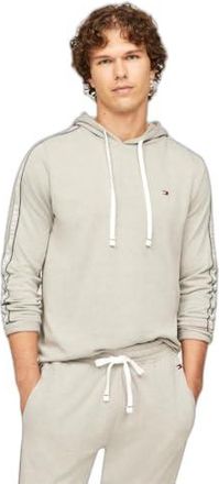 Tommy Hilfiger Modern Essentials French Terry Hoodie Sweatshirt à Capuche, Gris Chaud, XL Homme