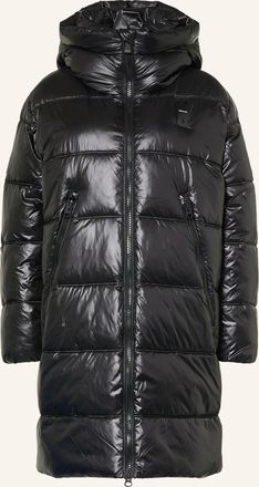 Blauer Steppmantel Armory schwarz