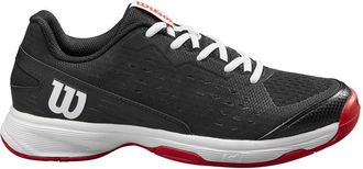Wilson Unisex Kinder Rush Pro Tennis Shoe, Black Wilson Red White, 32 2/3 EU