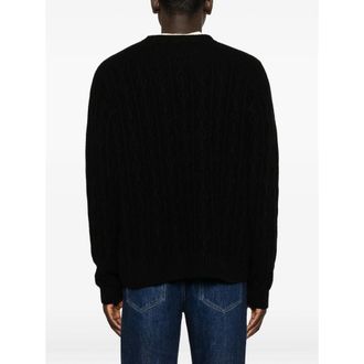 The Row Cable Knit Cashmere Sweater - Black