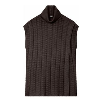 Gustav Edie Strickumhang - - Knitwear - Damen - Braun - L
