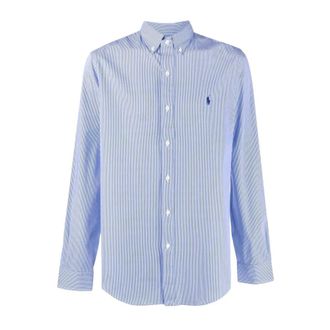 Polo Ralph Lauren Stretch Baumwoll Formelles Hemd - - Shirts - Herren - Blau - S