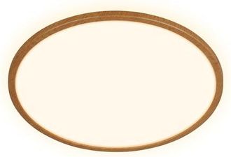 Briloner LED Deckenlampe mit indirektem Licht, flach, warmweißes Licht, Lampe, Deckenleuchte, Wohnzimmerlampe, LED Panel, Küchenlampe, Schlafzimmerlampe, 42x3 