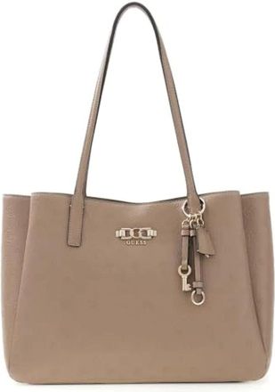Guess Femme, Sacs, Brun, Taille: ONE Size Anise Shopping Bag