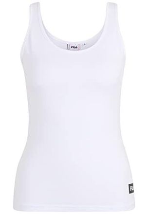 Fila Borovo T-Shirt &agrave; Bretelles pour Femme, Blanc &eacute;clatant., XXXL