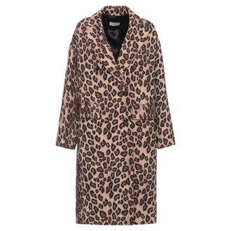 Alberto Biani Langer Wollmantel - - Coats - Damen - Beige - XS