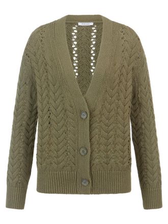 Peter Hahn Strickjacke Peter Hahn gr&uuml;n