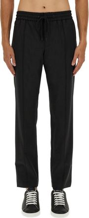 Dolce & Gabbana Wool-Blend Jogging Pants - Black