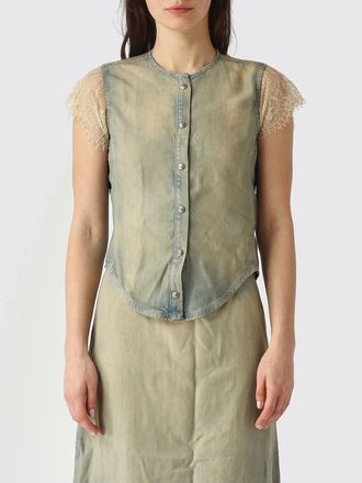 Diesel Chemise Femme couleur D&eacute;lav&eacute;