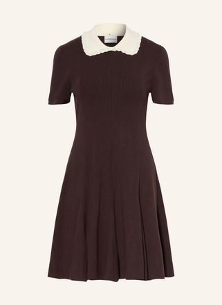 Claudie Pierlot Claudie Pierlot Strickkleid Mit Abnehmbarem Kragen rot