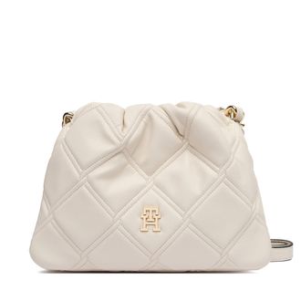 Tommy Hilfiger Handtasche Tommy Hilfiger Th Feminine Mini Crossover AW0AW18718 Creme