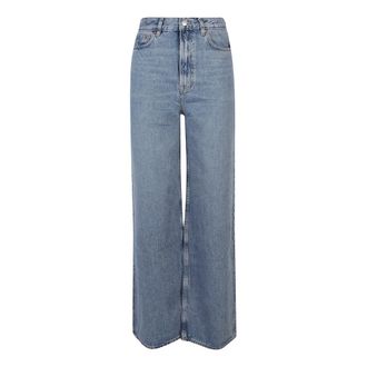 Sams&oslash;e & Sams&oslash;e Wide Jeans - - Jeans - Damen - Blau - W26 L32