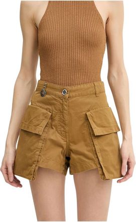 Pinko Pinko, Damen, Shorts, Braun, LGr&ouml;&szlig;e