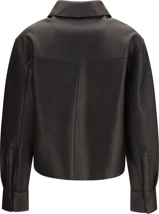 P.A.R.O.S.H. Lambskin Leather Jacket - Black